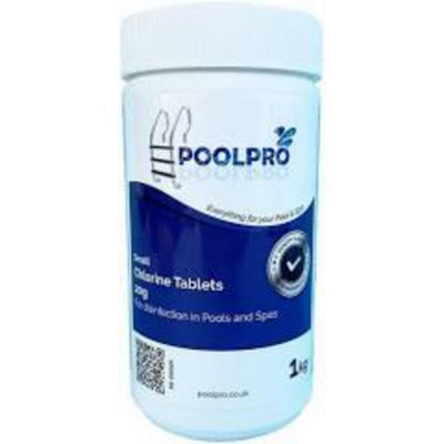Pool and Hot Tub Mini Chlorine Tablets 20g 1 kg | DIY at B&Q