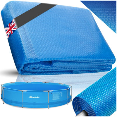 Pool cover solar foil round - blue | DIY at B&Q