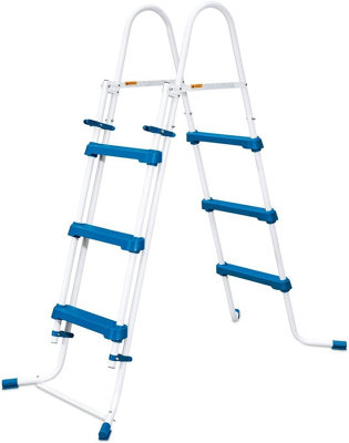 Pool Ladder, 42-inch SureStep Ladder with Folding Steps & Metal Frame