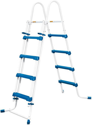 Pool Ladder, 42-inch SureStep Ladder with Folding Steps & Metal Frame