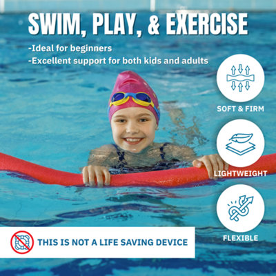 Pool Noodle Foam Floats For Swimming Pools x12 Pool Noodles by Laeto ...