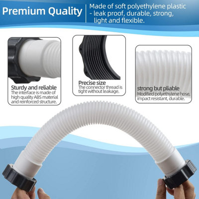 Pool Sand Filter Pump Hose - Replacement Interconnect Hose 11535 for ...