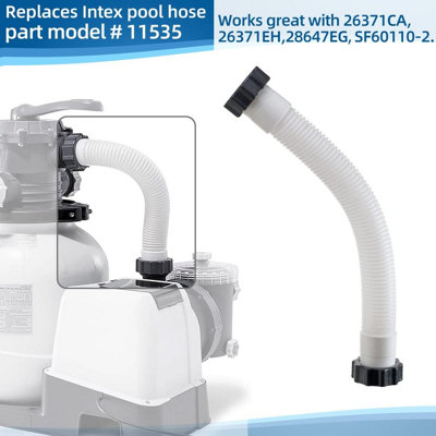 Pool Sand Filter Pump Hose - Replacement Interconnect Hose 11535 for ...