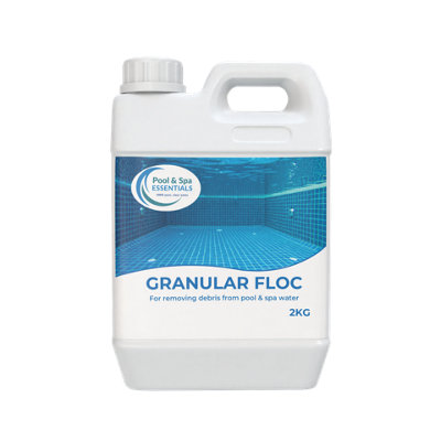 POOL&SPA ESSENTIALS - Granular Floc 2KG, Remove Debris, Swimming Pool ...