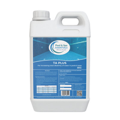 POOL&SPA ESSENTIALS Ta plus 5KG (Total Alkalinity Increaser) Pools, Hot ...