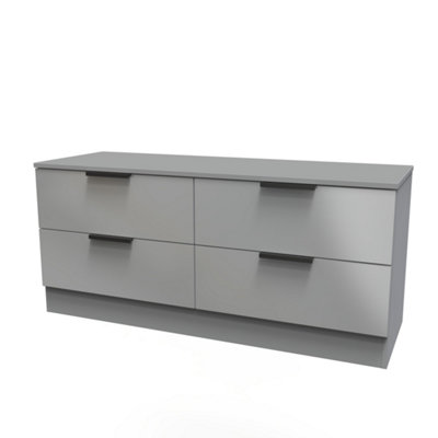 Poole 4 Drawer Bed Box in Uniform Grey & Dusk Grey (Ready Assembled)