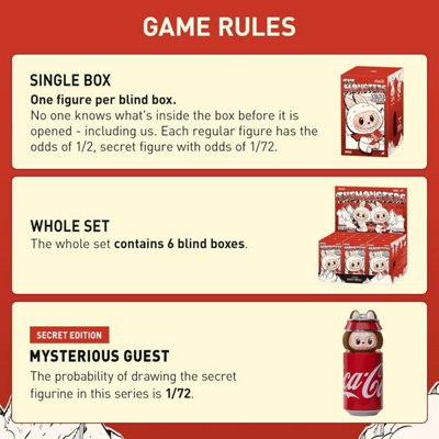 Pop Mart Labubu THE MONSTERS Coca-Cola Vinyl Face Labubu Blind Box Set ...