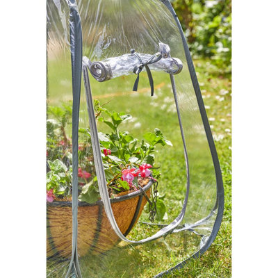 Pop-Up Cloche Plant Pot Cover - Garden Portable Mini Greenhouse Grow ...