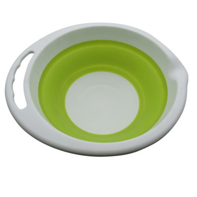 Pop Up Collapsible Camping Bowl (Folding Silicone Outdoor Eating Dish ...