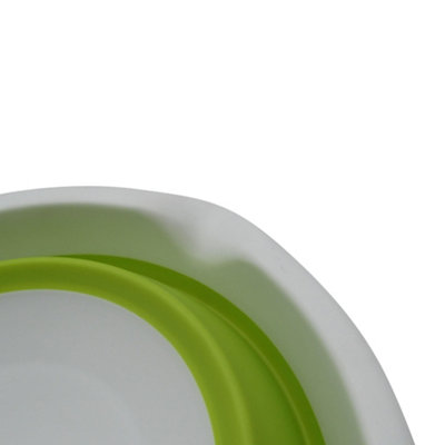 Pop Up Collapsible Camping Bowl (Folding Silicone Outdoor Eating Dish ...