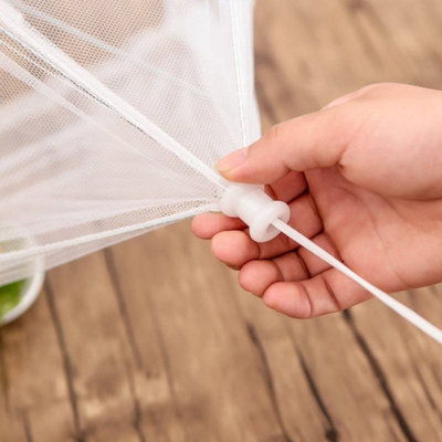 Pop Up Food Cover Fly Mesh Square Net 43cm