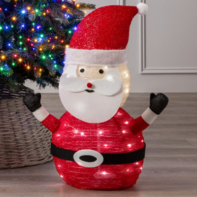 Pop Up LED Christmas Decoration Light Up Santa Battery Operated | DIY ...