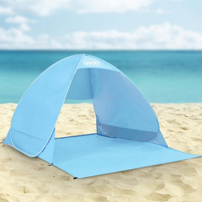 Pop Up Outdoor Beach Tent - BLUE