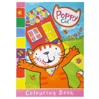 Poppy Cat Colouring Book Multicoloured (One Size)