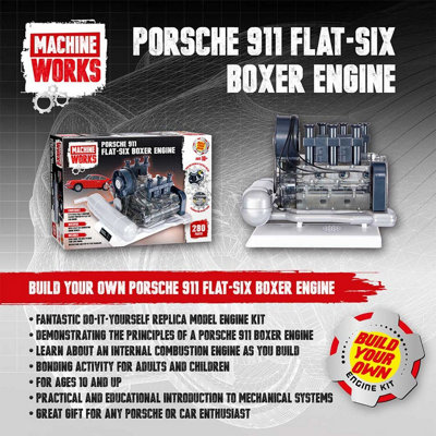 Porsche 911 Flat-Six Boxer Engine Model Kit