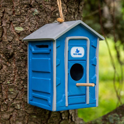 Porta-Potty Fun Birdhouse - Blue