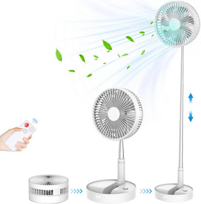 Portable 4-Speed Variable Speed Tower Fan with remote control,8-Inch ...