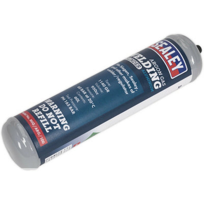 Portable 60L Disposable Argon Gas Cylinder for Welding - 1 Hour Duration