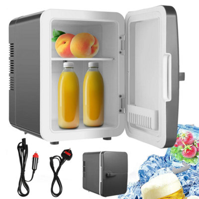 Portable 6L Mini Fridge Tabletop Electric Cooler Small Ice Box for ...