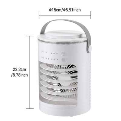 Portable Air Conditioners Fan AC Unit Evaporative 3 Speed Cooling Fan ...