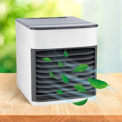 Portable Air Cooler USB Fan Chiller Purifier Desk Bedroom Study Travel ...