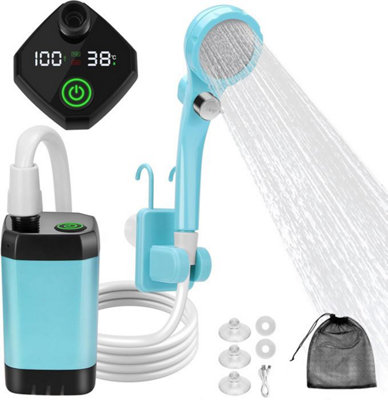 Portable Camping Shower Battery with Pump Shower Head with Intelligent ...