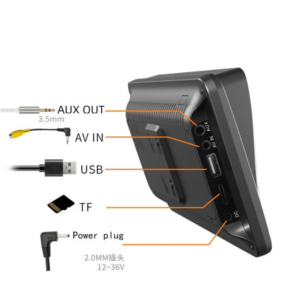 Portable Car Bluetooth MP5 Player HD Large Screen