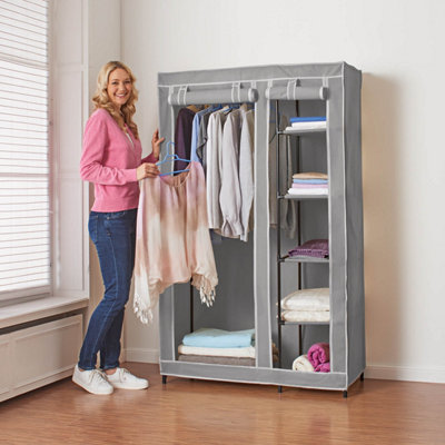 Portable Closet Organiser, Lightweight Multi Wardrobe, with Easy ...