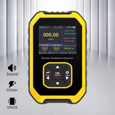 Portable Digital Radiation Detector & Geiger Counter - Beta, Gamma, X ...