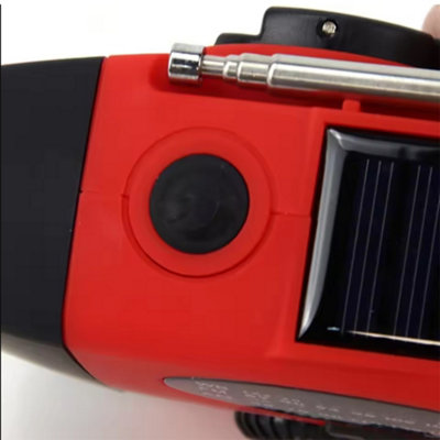 Portable Dynamo Wind Up Solar USB Rechargeable AM FM Hand Crank Radio ...