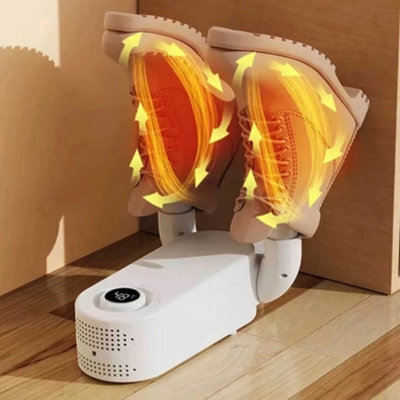 Portable Electric Heat Shoes Boot Dryer Sanitize Shoe Warmer Footwear ...