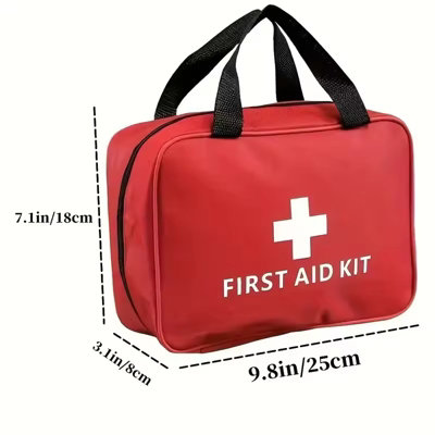 Portable Emergency First Aid Kit Medical Bag for Home, Travel and ...