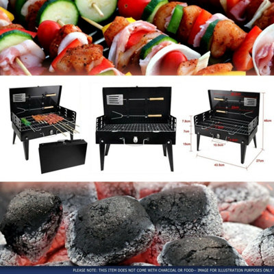 Portable Folding Charcoal BBQ Barbecue Camping