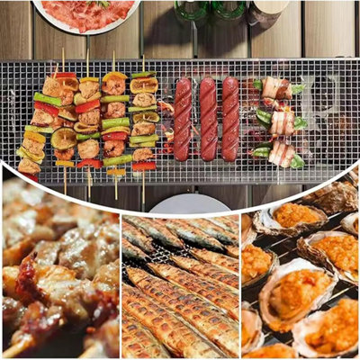 Portable Folding Charcoal BBQ Grill Compact Barbecue for Patio Camping ...