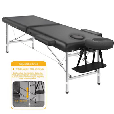Portable Folding Massage Table Beauty Salon Tattoo Therapy Couch Bed ...