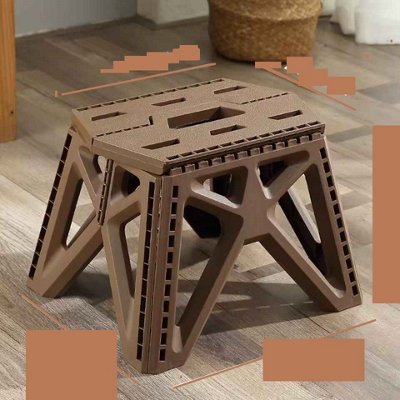 Portable Folding Stool Durable High Load-Bearing Footstool for Outdoor Use
