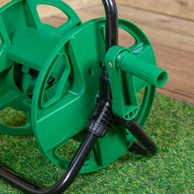 Portable Garden Hose Pipe Holder / Reel - Holds up to 30m Hose