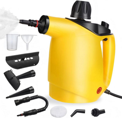 Portable Hand Held Steam Cleaner with 9pcs Accessories and Safety Lock