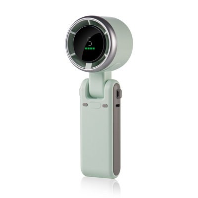 Portable Handheld Mini Turbo Fan 5 Speeds 3600mAh Battery Up to 12 ...