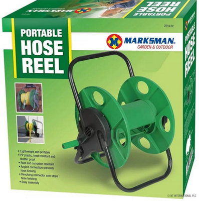 Portable Hose Reel Garden Watering Pipe Free Standing Winder Durable ...