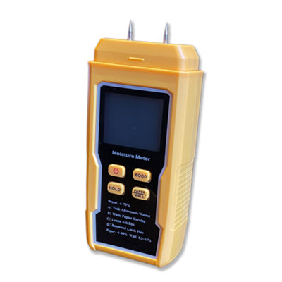 Portable LCD Display Timber Wood Plaster Wall Damp Detector Moisture Meter H 13.2cm