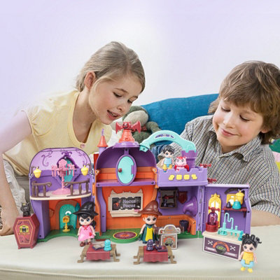Portable Magical Wizard World Building Castle Doll House Playsets with ...