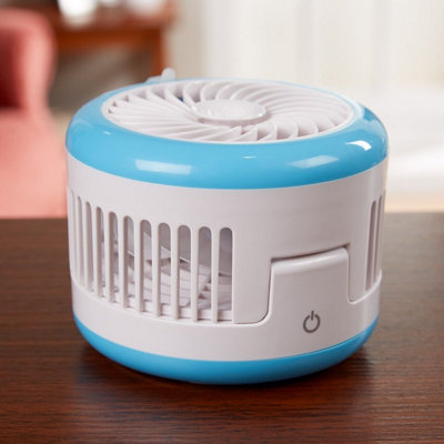 Portable Misting Fan with 2 Speeds, Humidifier & 200mAh Power Bank ...