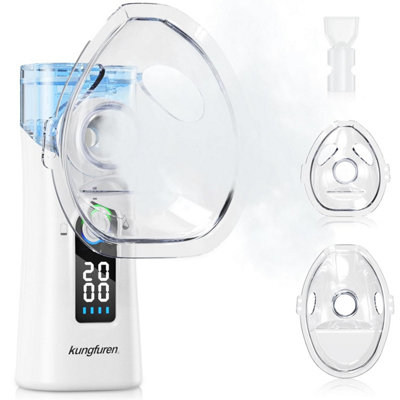 Portable Nebuliser for Adults and Kids: Rechargeable Electric ...