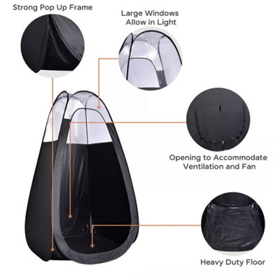 Portable Outdoor Shower Toilet Tent Tanning Booth Room Mobile Cubicle