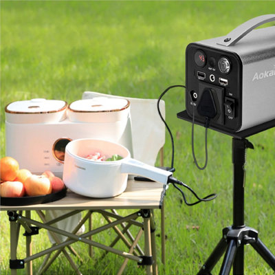 Portable Power Station 166Wh/45000mAh Lithium Battery Solar Electronic ...