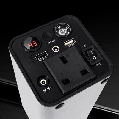 Portable Power Station 166Wh/45000mAh Lithium Battery Solar Electronic ...