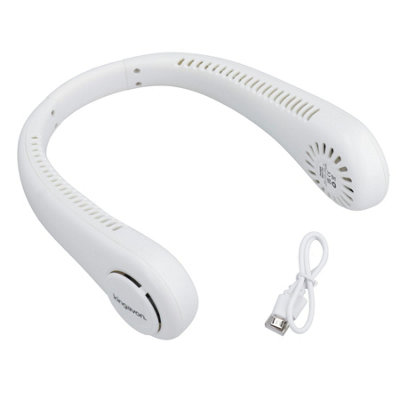 Buy Portable Rechargeable Neck Fan Cooler Bladeless USB Charger ...