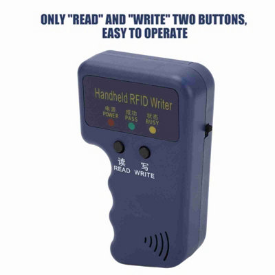 Portable RFID ID Card Copier with 6 Writable Tags and 6 Duplicated Cards