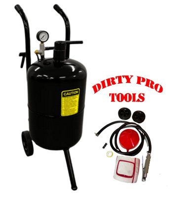 Portable Sand Blaster 76 Litres 20 Gallon Mobile Sand Bead Blasting Gun ...